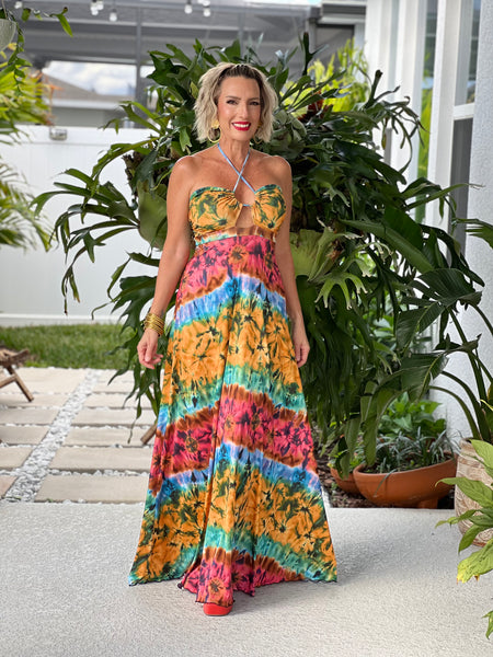 GLORI Maxi Dress – Pia Colors